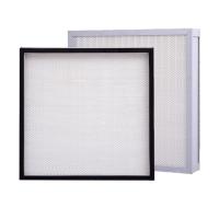 China HEPA Box Filter H13/H14 Deep Pleated with Fiberglass Material and 0.3um Porosity for Hospital Laboratory Air Purification for sale