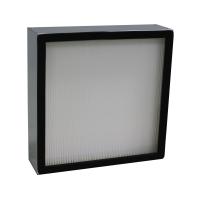China High Efficiency Mini Pleat HEPA Air Filter Element with 99.995% Efficiency and 0.3micron Porosity Fiberglass Panel Filter for sale