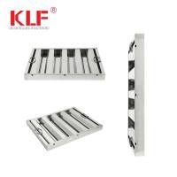 China Stainless Steel 304/201/430 Baffle Filter for Commercial Kitchen Chimney with High Temperature Resistance and Customizable Size for sale