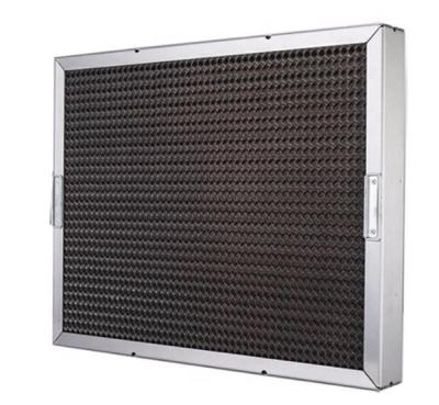 China Industrial Honeycomb Metal Grease Filter with High Efficiency Grease Capture and Anodized Aluminum Frame for Cooker Extractors for sale
