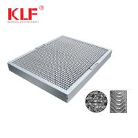 China Industrial Honeycomb Metal Grease Filter with High Efficiency Grease Capture and Anodized Aluminum Frame for Cooker Extractors for sale