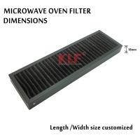 China Absorb Cooking Odors Kitchen Microwave Oven Hood Range Hood Charcoal Carbon Filters Replacement for sale