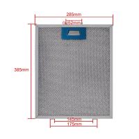 China 5-Layer Aluminum Material Range Hood Filter with Customized Size for High Efficiency and Easy Installation for sale