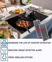 China Smell Removal Kitchen Extractor Hood Set with Washable Charcoal Activated Carbon Coconut Shell Filter for sale