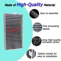 China Smell Removal Kitchen Extractor Hood Set with Washable Charcoal Activated Carbon Coconut Shell Filter for sale