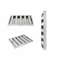 China 430 Stainless Steel 495x495x45 mm Range Hood Baffle Filter for Easy Installation and High Efficiency for sale