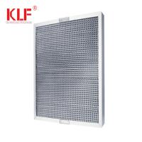 China Industrial Aluminum Honeycomb Grease Filter with Customizable Dimensions High Temperature Resistance and Large Oil Holding Capacity for sale