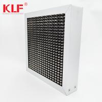China Commercial Kitchen Canopy with High Efficiency Honeycomb Grease Filter for High Temperature Resistance and Easy Clean Range Hood Part for sale