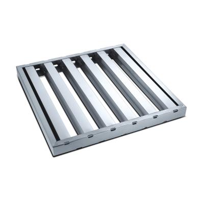 China Stainless Steel Kitchen Hood Baffle Filter for Easy Cleaning and Custom Size Commercial Use for sale