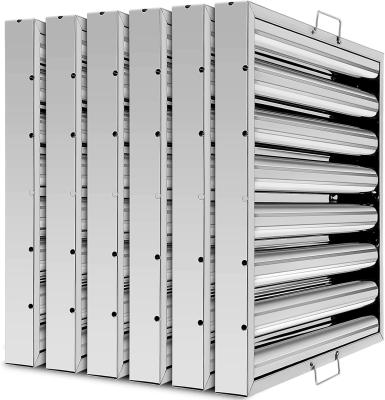 China Stainless Steel Range Hood Filter with Easy Installation and High Efficiency for Commercial Kitchens for sale