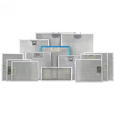 China Customized Size High Efficiency Grease Capture Multi-layer Aluminium Mesh Grease Filter for Cooker Hood for sale