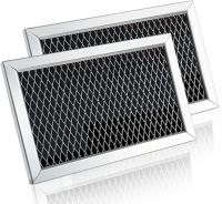 China Hot Sale 3-7/8 X 6-1/8 X 3/8 Inch Microwave Charcoal Filter Replacement Carbon Filter with Aluminium Mesh and Carbon Fiber Cotton for Smoke Capture for sale