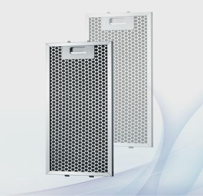 China High Efficiency Grease Capture Aluminum Mesh Range Hood Filter - Washable and Reusable for sale