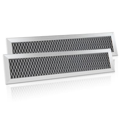 China Wholesale Aluminum Frame Range Hood Filter with Activated Carbon Fiber Cotton and Customizable Size for Home Kitchen for sale
