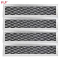 China Wholesale Aluminum Frame Range Hood Filter with Activated Carbon Fiber Cotton and Customizable Size for Home Kitchen for sale