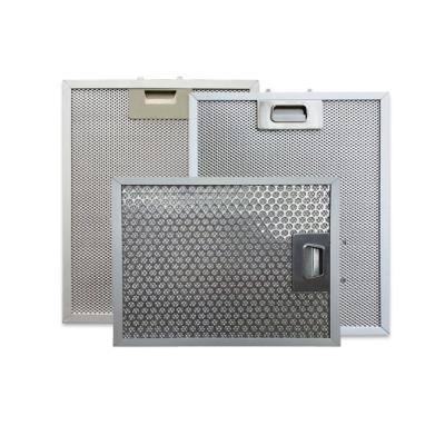 China Wholesale Aluminum Frame Range Hood Filter with Multi-layer Aluminum Mesh for Easy Cleaning for sale