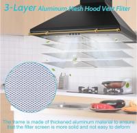 China 3-Layer Aluminum Mesh Range Hood Filter for Easy Cleaning and High Temperature Resistance for sale