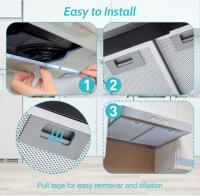 China 3-Layer Aluminum Mesh Range Hood Filter for Easy Cleaning and High Temperature Resistance for sale