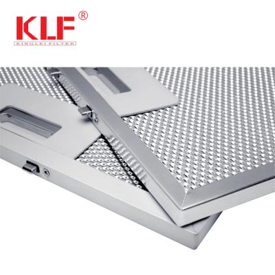 China High Efficiency Grease Capture 3 Layers Aluminum Mesh Range Hood Filter Customized Size for Kitchen Chimney for sale