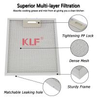 China High Efficiency Aluminum Mesh Cooker Hood Grease Filter for Easy Cleaning in Kitchen Range Hood for sale