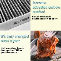China High-quality Activated Carbon Filter for Bora Pure PUAKF Cooker Hood with Efficient Odor Absorption for sale