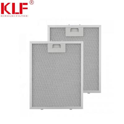China European Style Aluminum Mesh Grease Filter for High Efficiency Range Hoods with Custom Size Options for sale