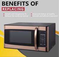 China Washable Microwave Grease Filter with Large Oil Capacity and High-Efficiency 5-Layer Filtration for Vent Replacement for sale