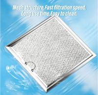 China Washable Aluminum Foil Mesh Microwave Oven Replacement Grease Filter for sale