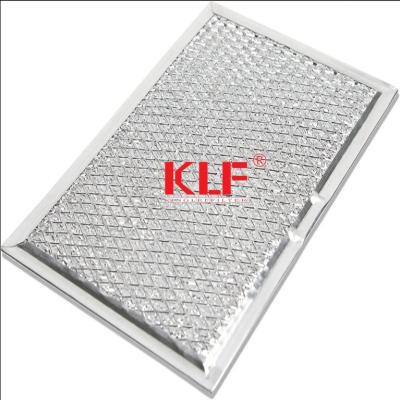 China Customized Size Aluminum Mesh Microwave Grease Filter Washable Replacement for Microwave Ovens for sale