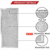 China Microwave Grease Filter with Aluminum Foil Mesh and 5-Layer Filtration for Whirlpool Microwaves (13 x 6 inches) for sale