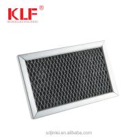 China Microwave Oven Charcoal Filter with Flame Retardant Activated Carbon and Expanded Aluminum Mesh for High Temperature Resistance for sale
