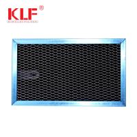 China Microwave Oven Charcoal Filter with Flame Retardant Activated Carbon and Expanded Aluminum Mesh for High Temperature Resistance for sale