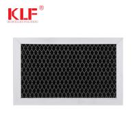 China Microwave Oven Charcoal Filter with Flame Retardant Activated Carbon and Expanded Aluminum Mesh for High Temperature Resistance for sale