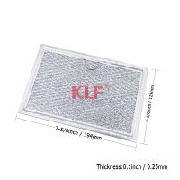 China Customized Size Aluminum Foil Mesh Microwave Grease Filter with High Temperature Resistance and Large Oil Holding Capacity for sale