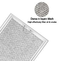 China Premium Aluminum Mesh Foil Range Hood Grease Filter with Multi-layer Folding Structure for Low Wind Resistance for sale