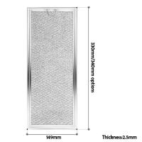 China Premium Aluminum Mesh Foil Range Hood Grease Filter with Multi-layer Folding Structure for Low Wind Resistance for sale