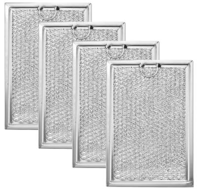 China Custom Size Aluminum Mesh Microwave Vent Filter with High Temperature Resistance for Microwave Oven Grease Filtration for sale