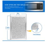 China Custom Size Aluminum Mesh Microwave Vent Filter with High Temperature Resistance for Microwave Oven Grease Filtration for sale