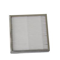 China High Efficiency Mini Pleat HEPA Air Filter with 99.95% Efficiency and 0.3 um Porosity in Galvanized Frame for sale