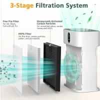China 10 X 8 X 2 Inches HEPA Air Filter Compatible with Home Air Filtration Units Delivering Superior Air Cleaning Performance for sale