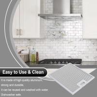 China Range Hood Filter Universal Aluminum Mesh Grease Catcher Washable Reusable For Kitchen Extractor Fan for sale