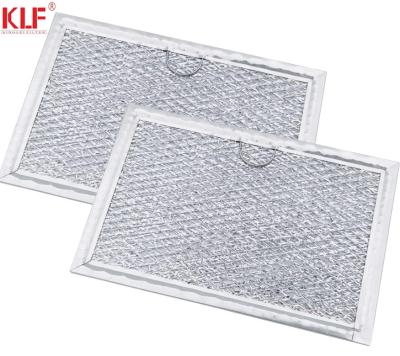 China 127X194X2.5mm Microwave Oven Filter with Aluminum Frame and Aluminum Foil Mesh for Microwave Replacement for sale