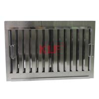 China Restaurants Commercial Stainless Steel Exhaust Range Hood Grease Baffle Filters for sale