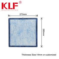 China Blue Antibacterial Layer HEPA Grade Air Filter with Customizable Dimensions for High Efficiency Dust and Bacteria Removal for sale