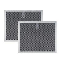China Hot Sale 3-7/8 X 6-1/8 X 3/8 Inch Microwave Charcoal Filter Replacement Carbon Filter with Aluminium Mesh and Carbon Fiber Cotton for Smoke Capture for sale
