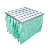 China HVAC Pocket Filter with F5-F9 Filtration Grade Customizable Frame and High Airflow for Industrial Applications for sale
