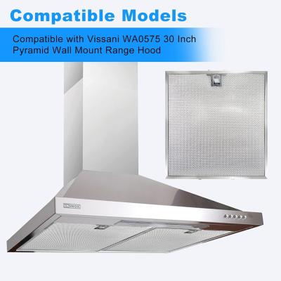 China Range Hood Filter Universal Aluminum Mesh Grease Catcher Washable Reusable For Kitchen Extractor Fan for sale