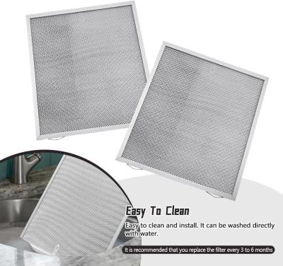 China Washable Aluminum Mesh Grease Filter for Kitchen Hood | OEM Custom Sizes for sale