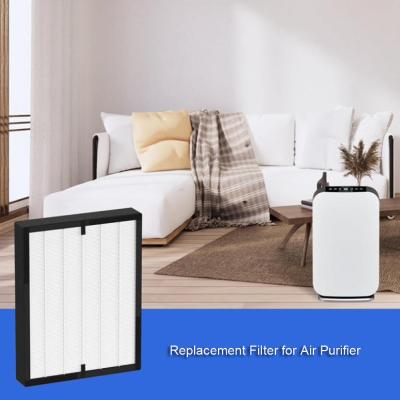 China H13 HEPA Air Purifier Filter with Dual-Layer Filtration for Odor Elimination in Pet Households for sale