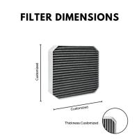 China High Performance Medical Aesthetic Air Filters for Clinics and Beauty Equipment, Customized HEPA Air Filtration, Fine Particle Removal and Air Quality Improvement for sale